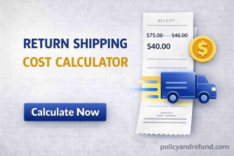 How Much Does Return Shipping Cost? (Free Calculator)